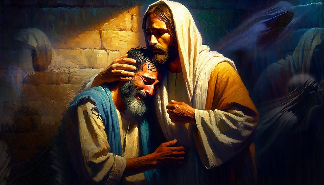 Christian Art: "he Cast Out Devils." Downloadable Christian Painting of ...