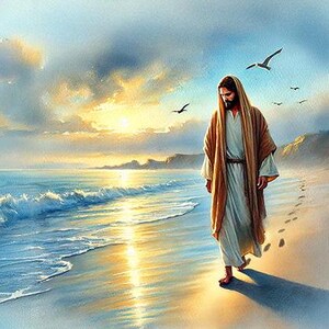 Printable Christian Art: "the Living Waters of Galilee." Download Art ...