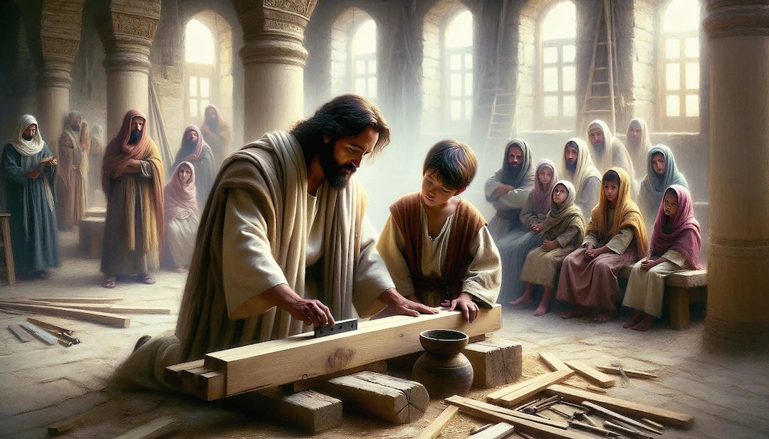 Christian Art: "the Carpenter of Nazareth." A Printable, Digital ...