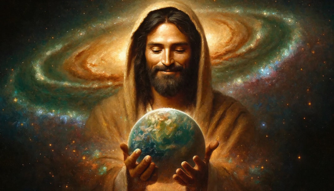 Christian Art: "the Whole World in His Hands." Printable Download Art ...