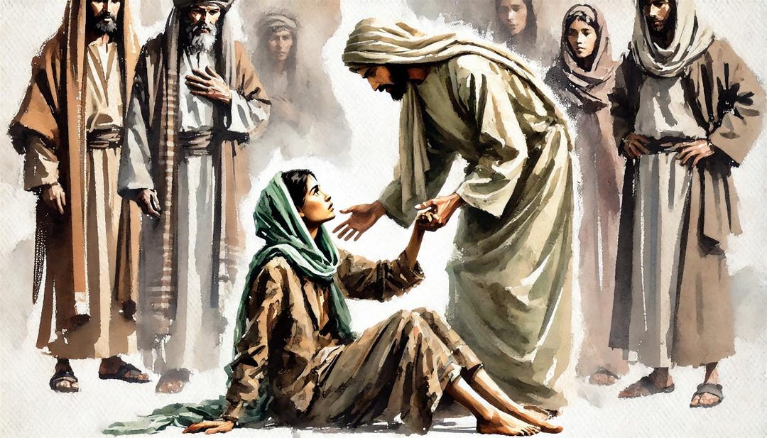 Christian Art: "went About Doing Good," Printable Download Watercolor ...