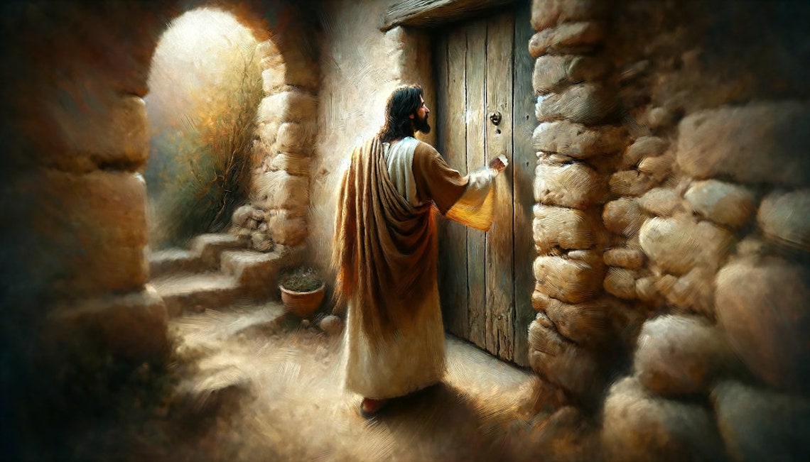 Christian Art: "i Stand at the Door and Knock." A Downloadable ...