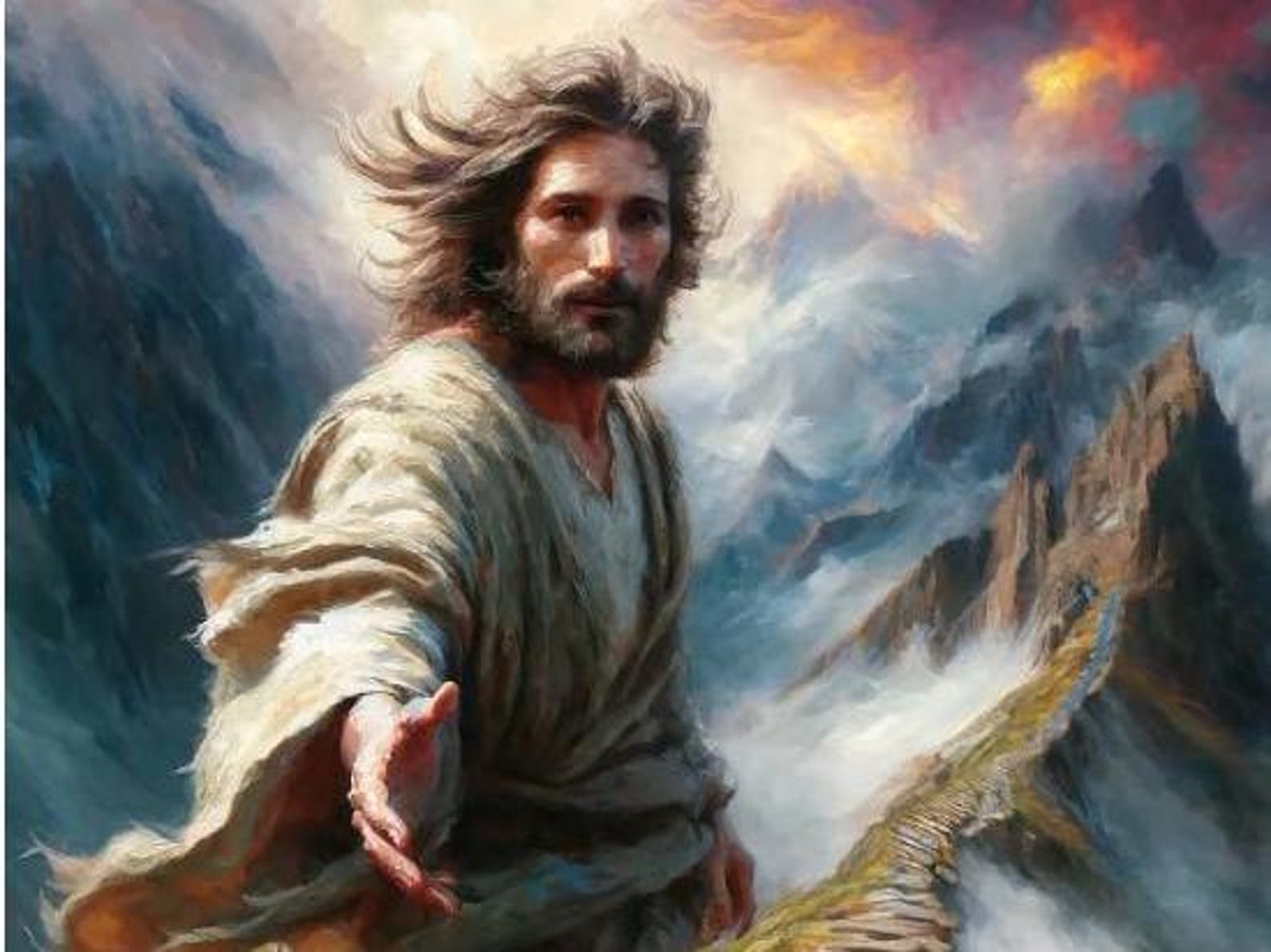 Christian Art: "i Will Help" Printable Download Wall Art of Jesus ...