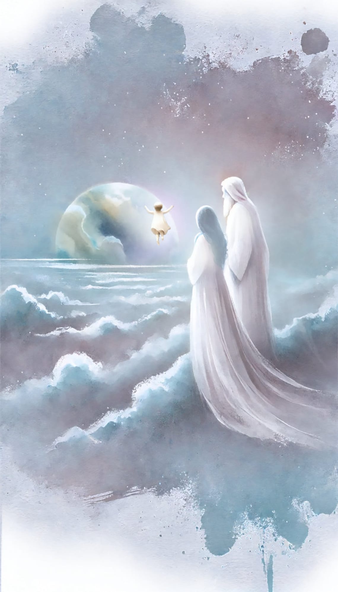 Christian Art: "my Turn." Printable, Digital Art of Heavenly Father and ...