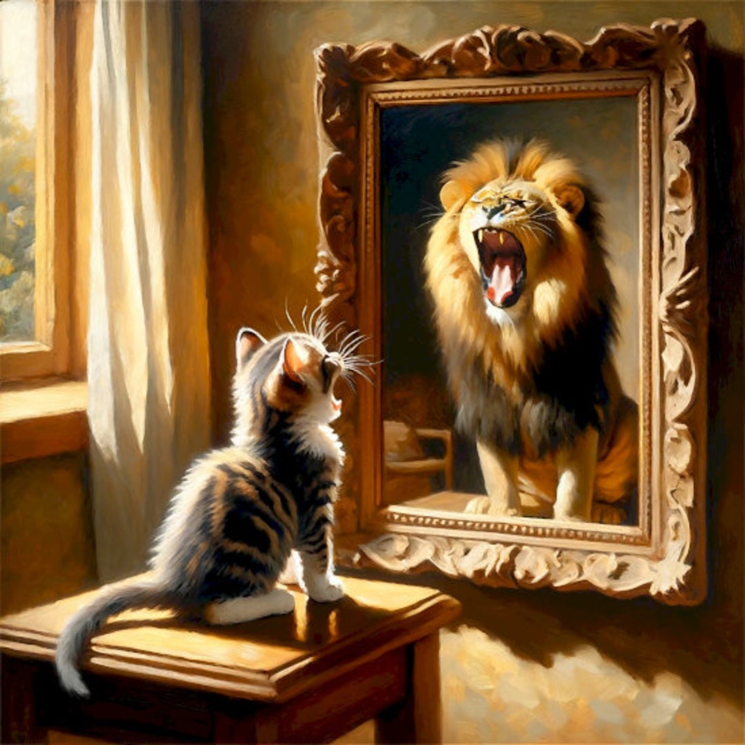 Printable Art Download: "king of Cats" From Our "dream Big" Series. A ...