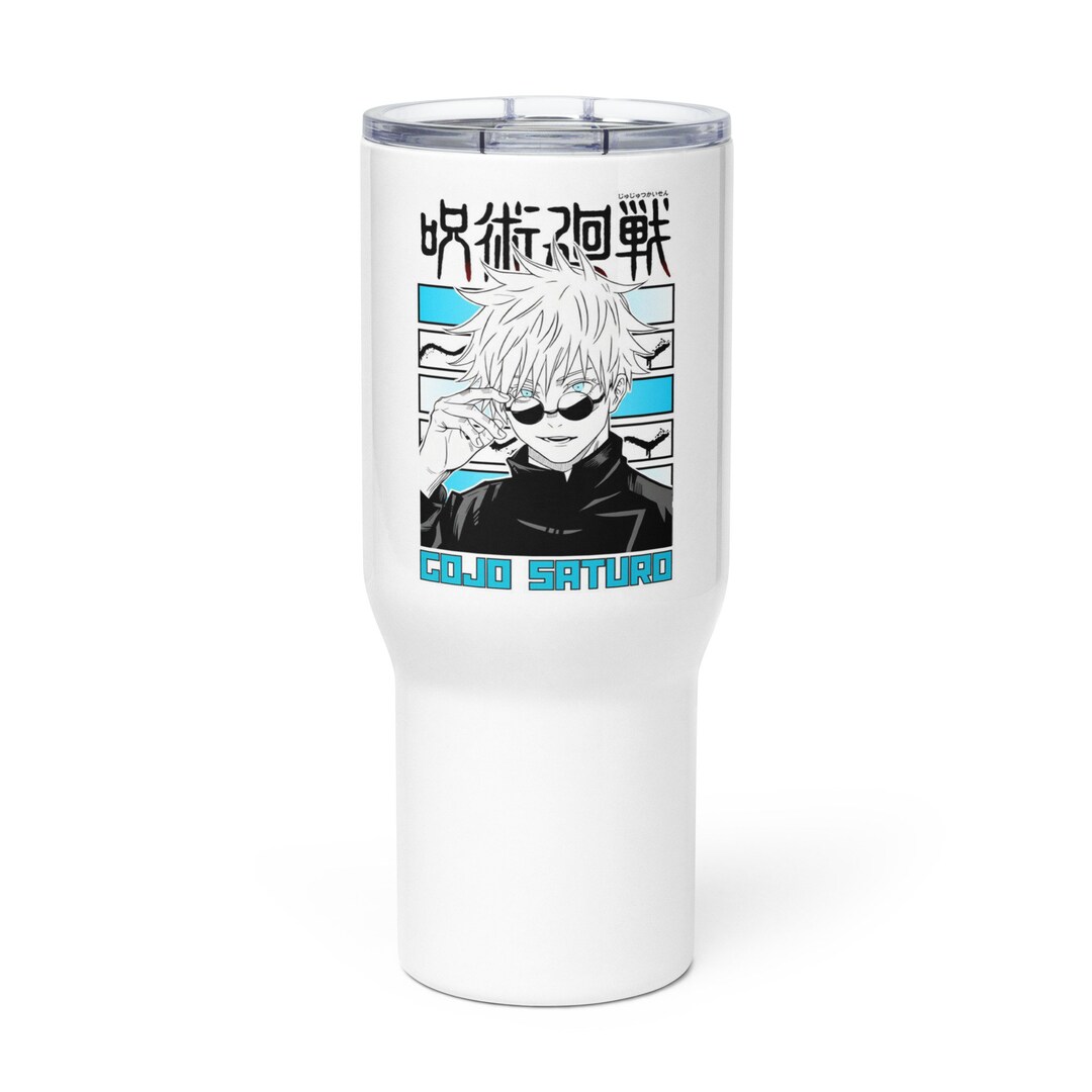Jujutsu Kaisen Gojo Saturo Travel Mug With a Handle - Etsy