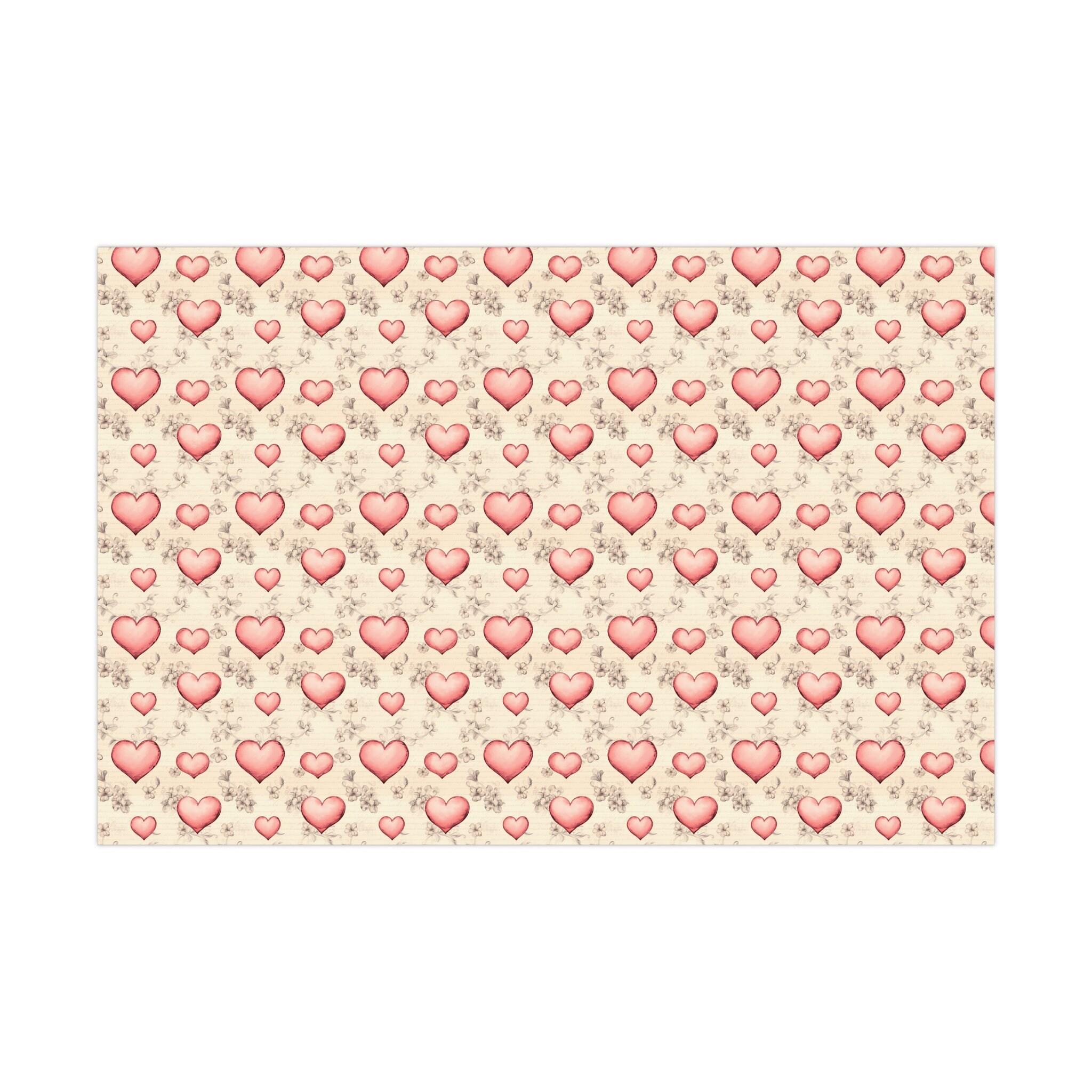 Pink Gift Wrapping Paper Unique Holiday & Birthday Gift Wrap Valentine ...