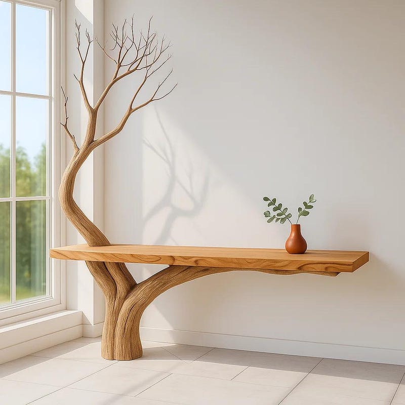 Tree Trunk Table - Etsy