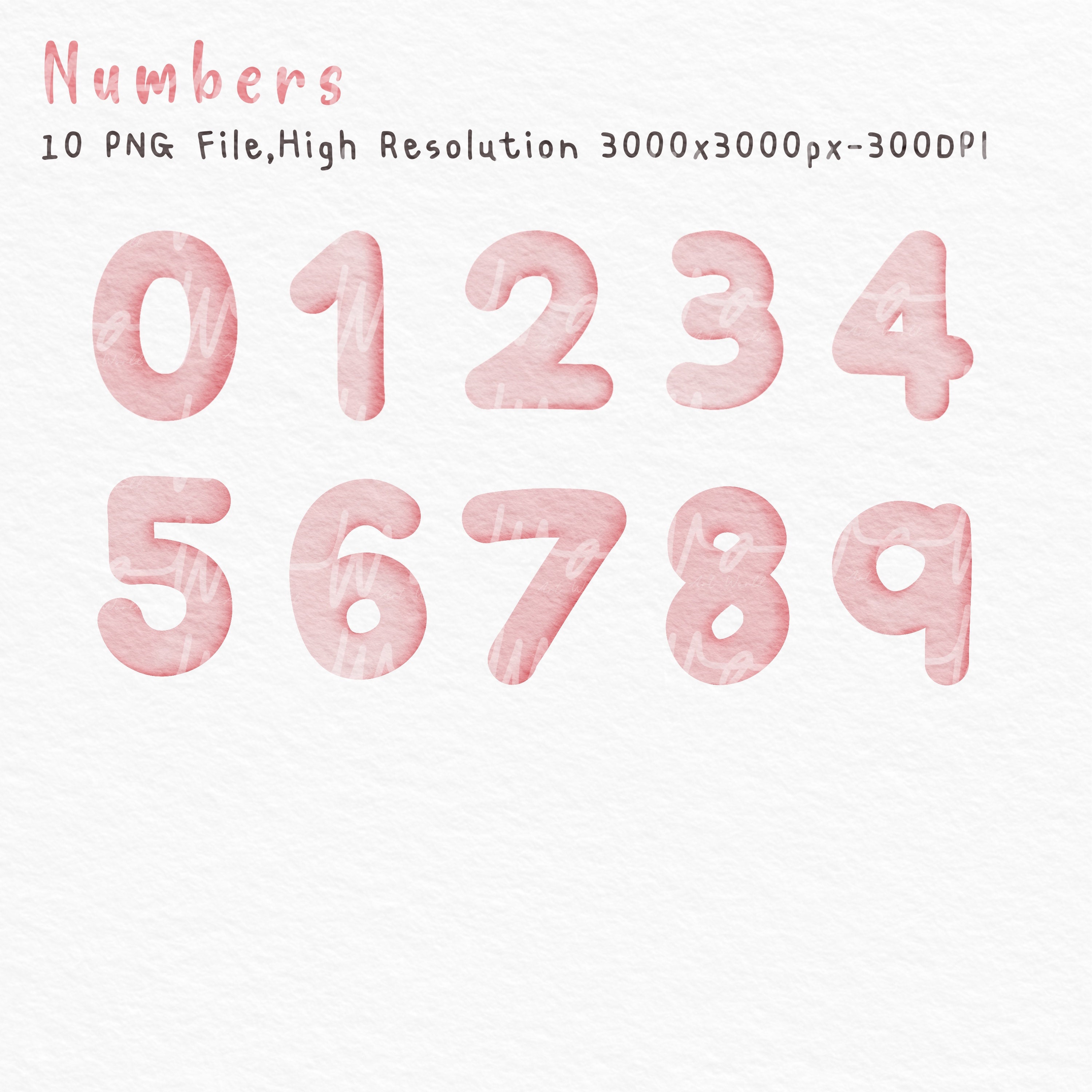 Alphabet Clipart, Number Clipart, Pink Clipart, Capital Letter ...