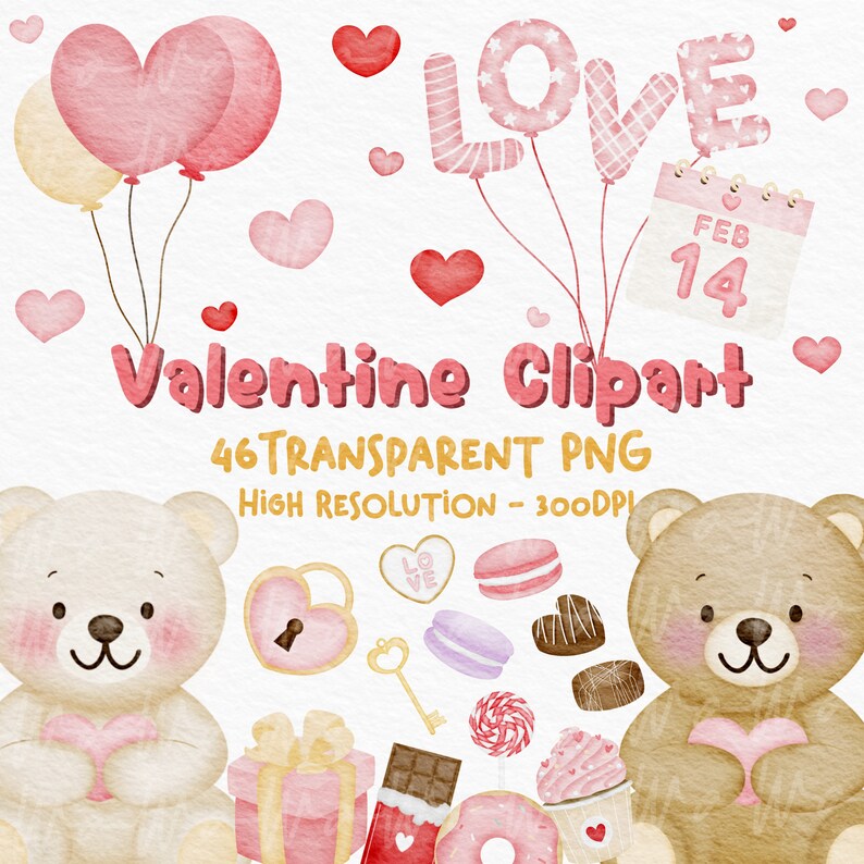 Valentine Clipart, Valentine Day, Love Clipart, Cute Clipart, Clipart ...