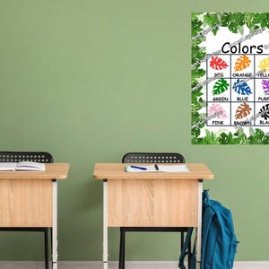 Jungle Theme Colors Poster 8.5x11 - Etsy