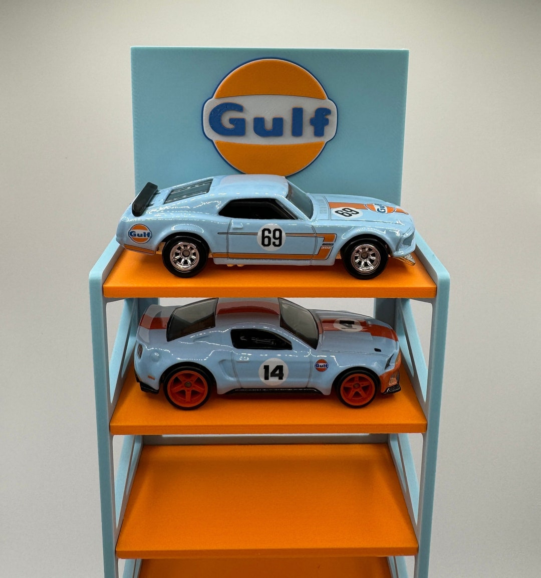 Gulf Racing 5-tier Car Display Rack - Etsy