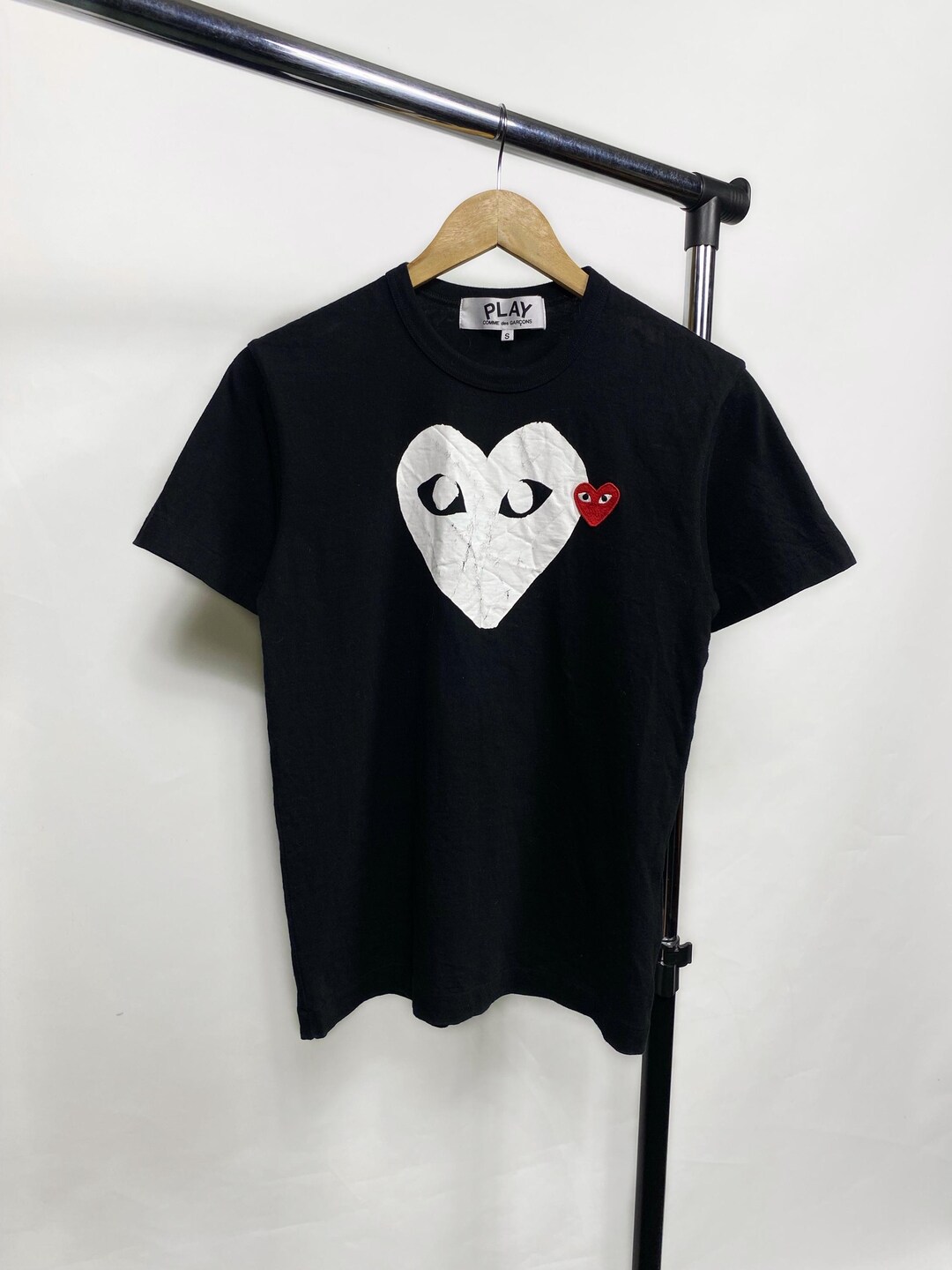 Comme Des Garcons T Shirt Big Heart Logo Women’s Size Small - Etsy