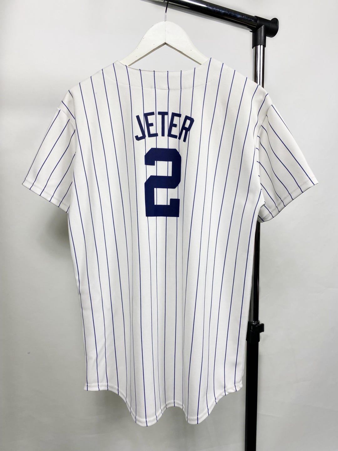 Majestic New York Yankees Jersey Derek Jester #2 Baseball Size L/XL - Etsy