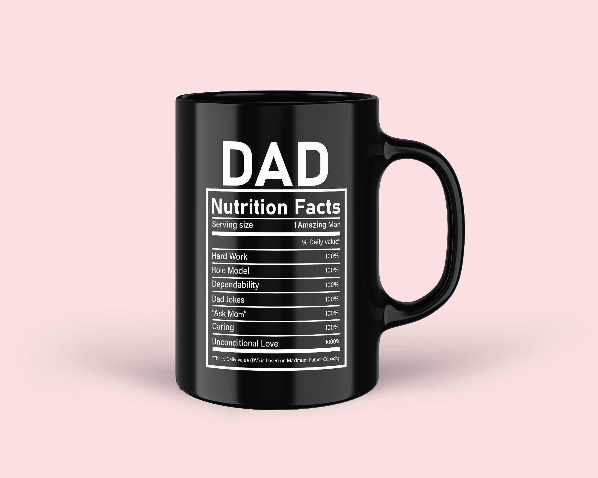 Dad Nutrition Facts Svg, Nutrition Fact Svg, Father's Day Svg, Father's ...