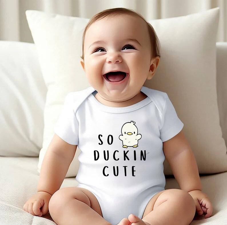 Cute Onesie®, Funny Baby Onesie®, so Duckin Cute Baby Onesie®, Funny ...
