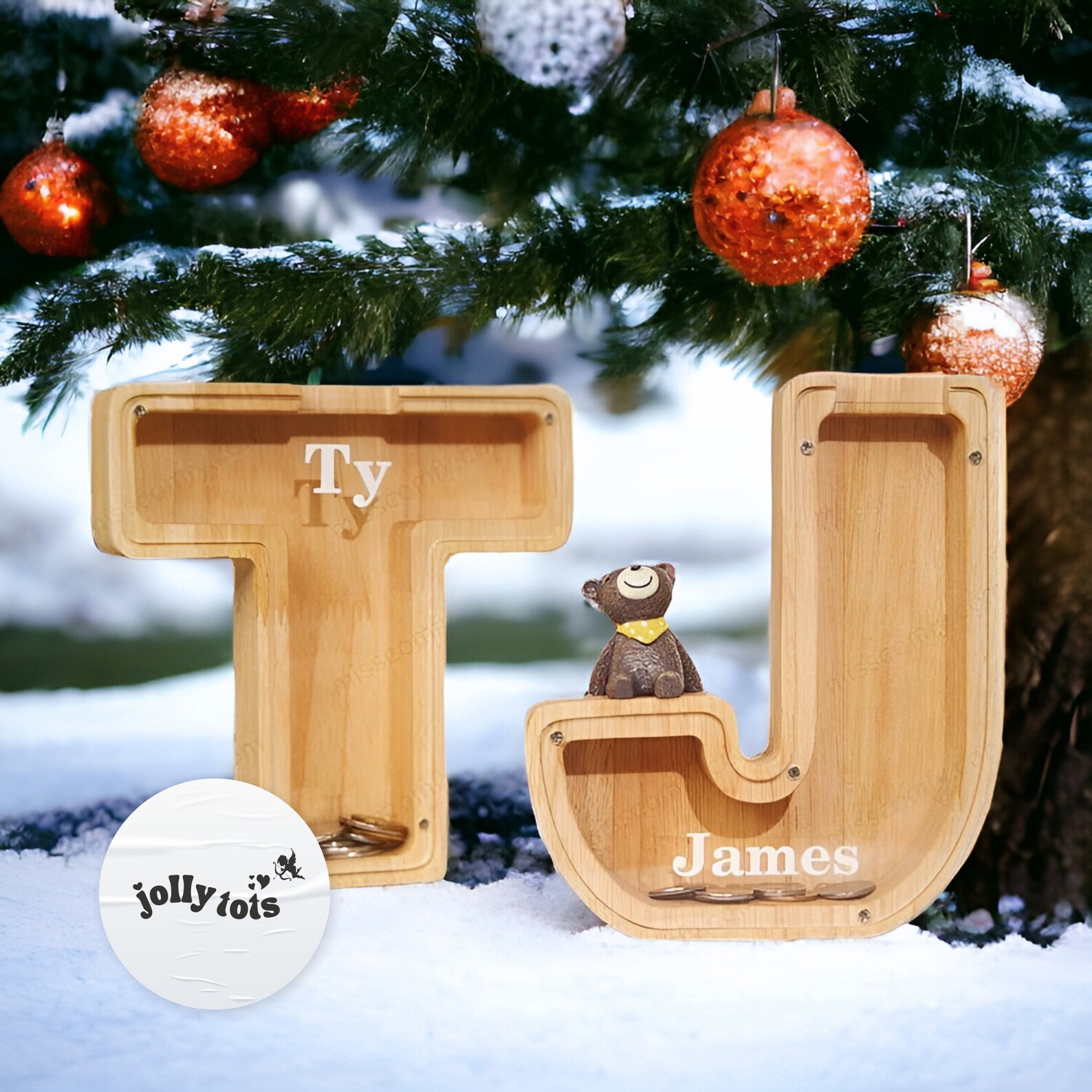 Personalized Wooden Piggy Bank Kids Name Bank Nursery Decor - Etsy