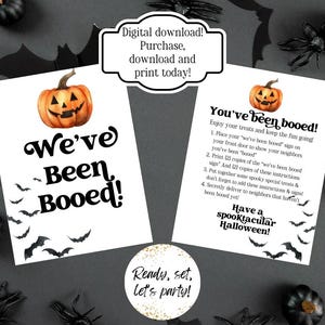 You've Been Booed Digital Printable Download, You've Been Boo-ed ...