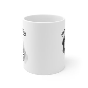 Let That Shit Go Funny Coffee Mug, Zen Meditation Gift - Etsy