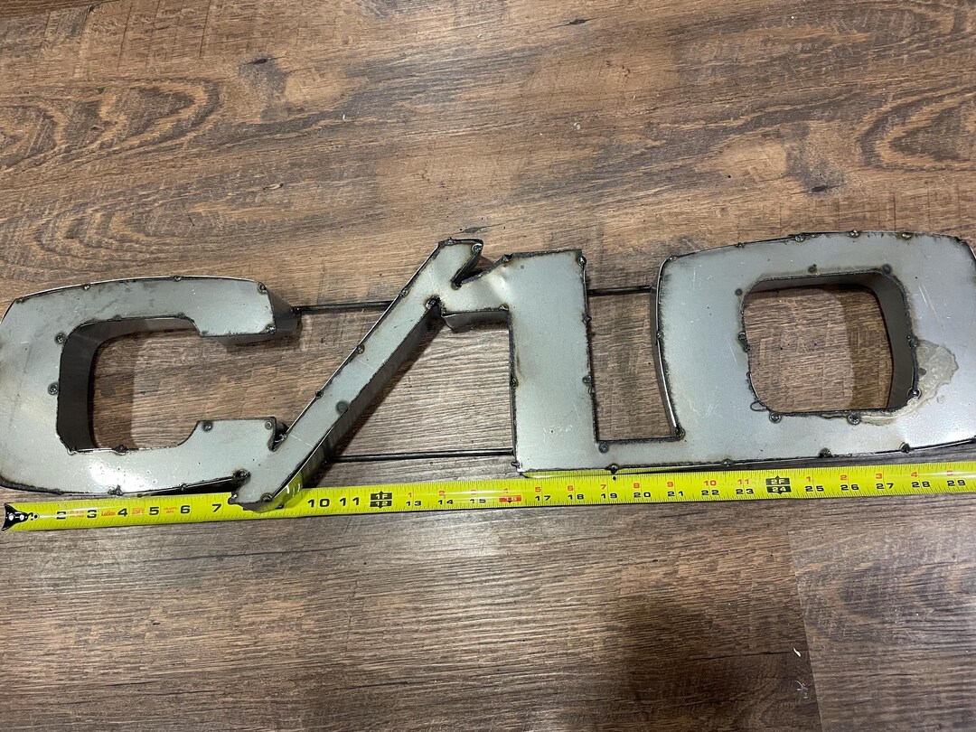 Chevy Chevrolet Truck C10 Emblem Script Sign - Etsy