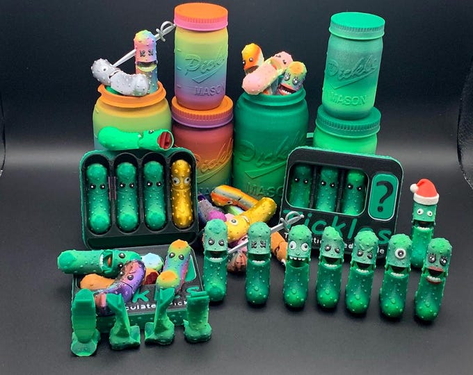 Pickle Fidget Desk Toy - Cute Articulating Mystery Pack - Stress Relief ...