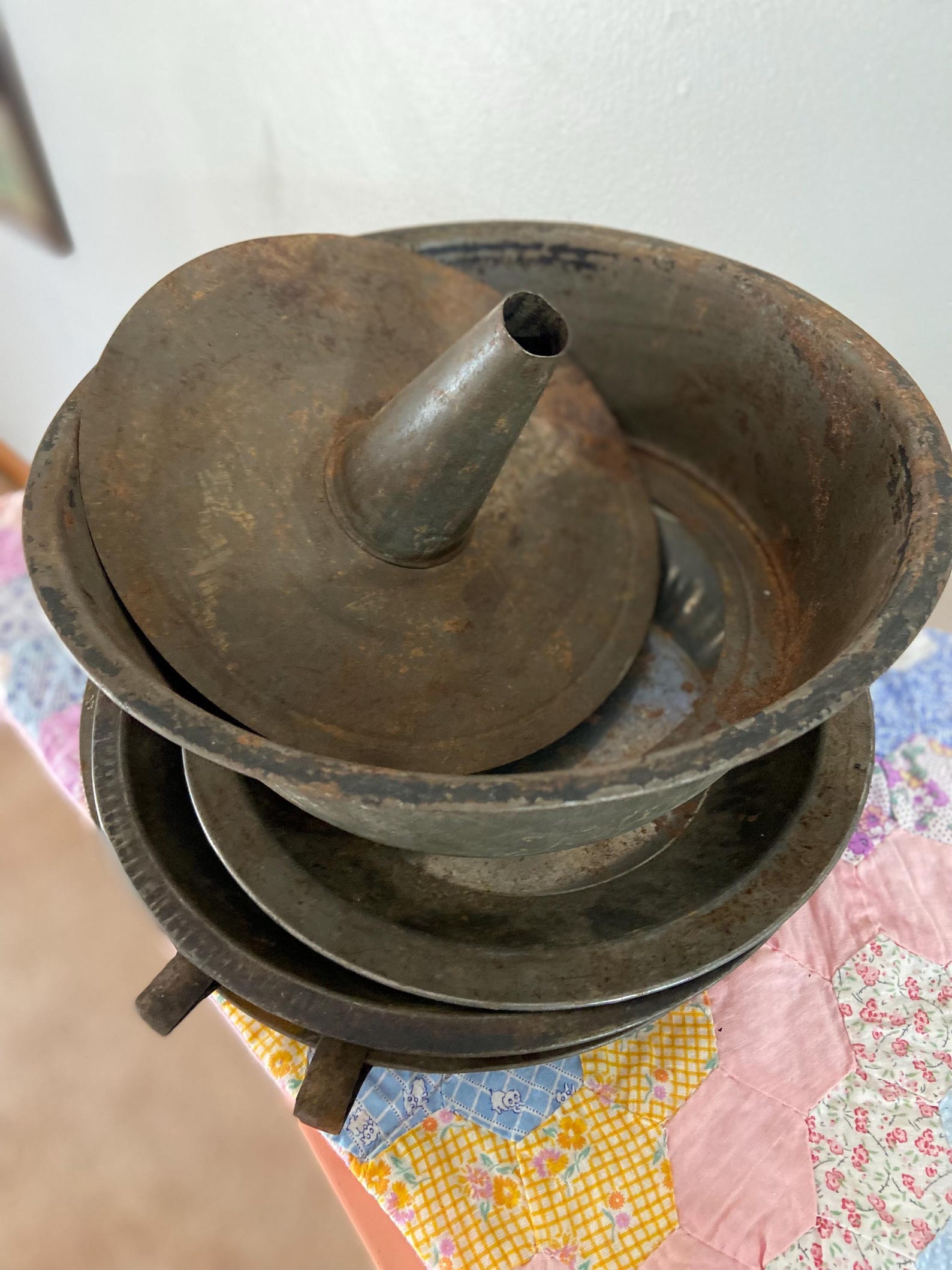 Antique Primitive Tin Pie & Cake Pan Bundle Lot - Etsy