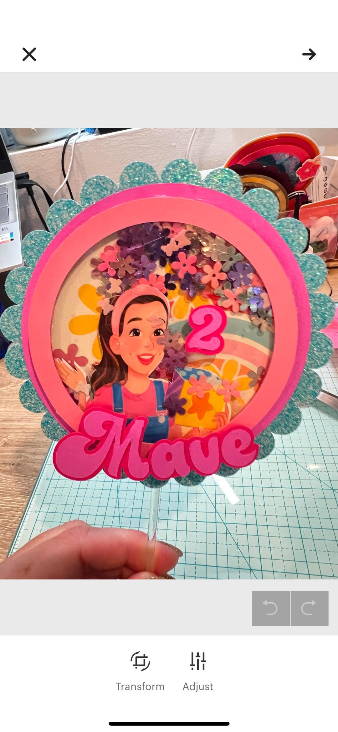 Ms Rachel Shaker Cake Topper - Etsy