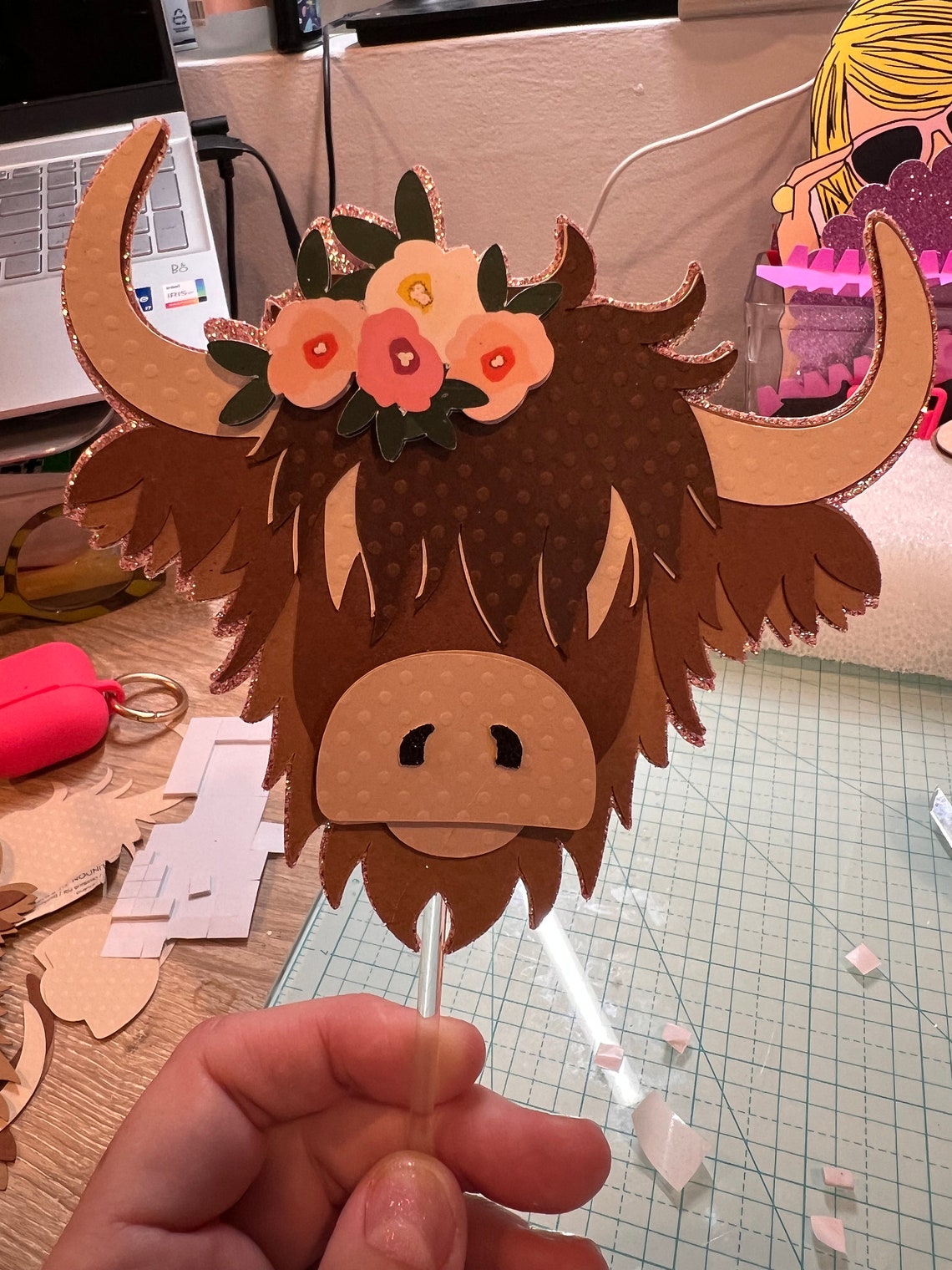 Highland Cattle Cake Topper - Etsy