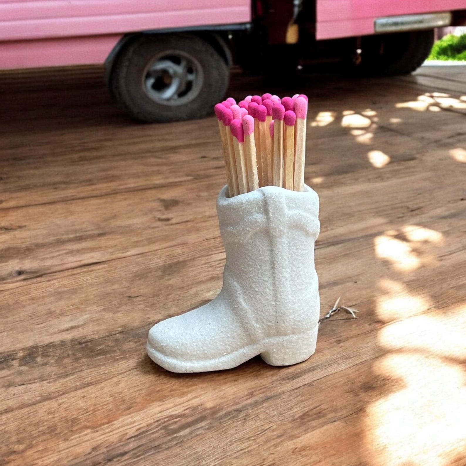 Cowboy Boot Match Holder & Pink Mixed Matches - Etsy UK