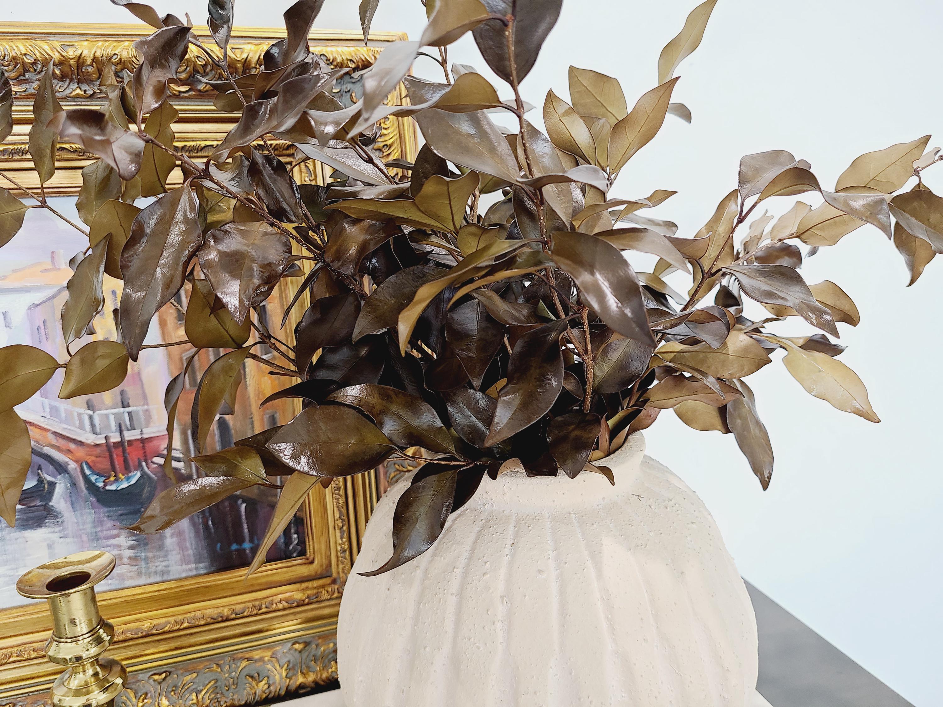 Preserved Brown Foliage Bunch Natural Rustic Fall Foliage Preserved ...