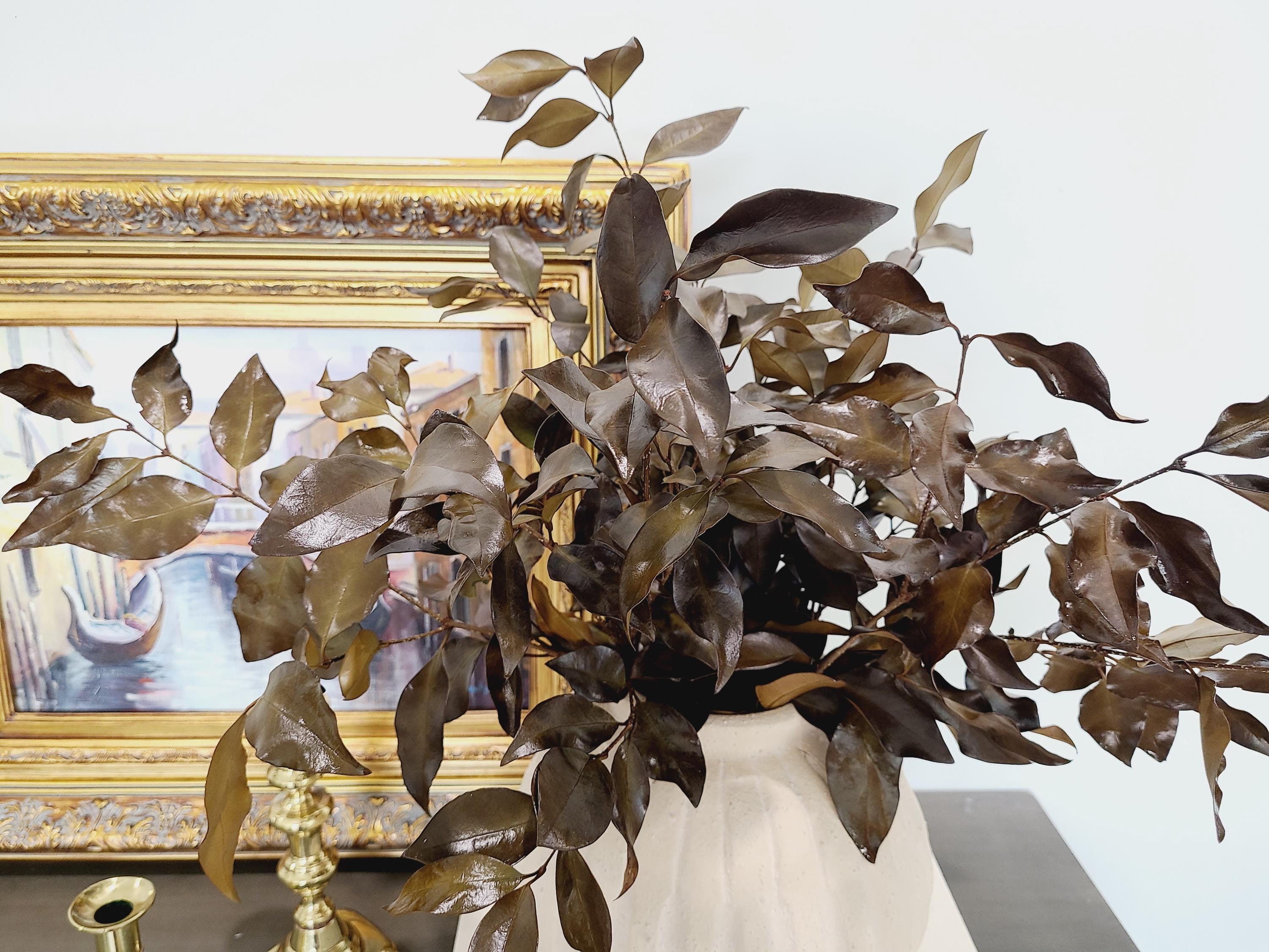 Preserved Brown Foliage Bunch Natural Rustic Fall Foliage Preserved ...