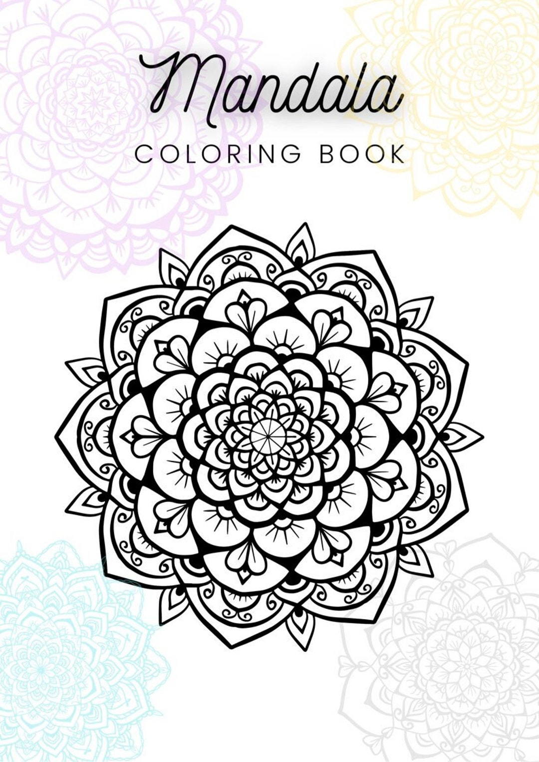Coloring Mandala Book, Mandala Designs, Adult Mandala, Relaxation ...