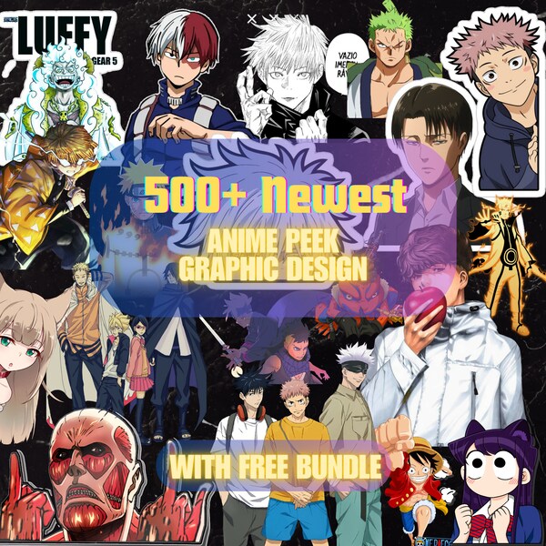 Anime Stickers - Etsy