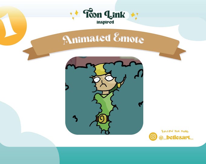 Funny Tloz Wind Waker Inspired ANIMATED Twitch Emote | Tloz Wind Waker ...