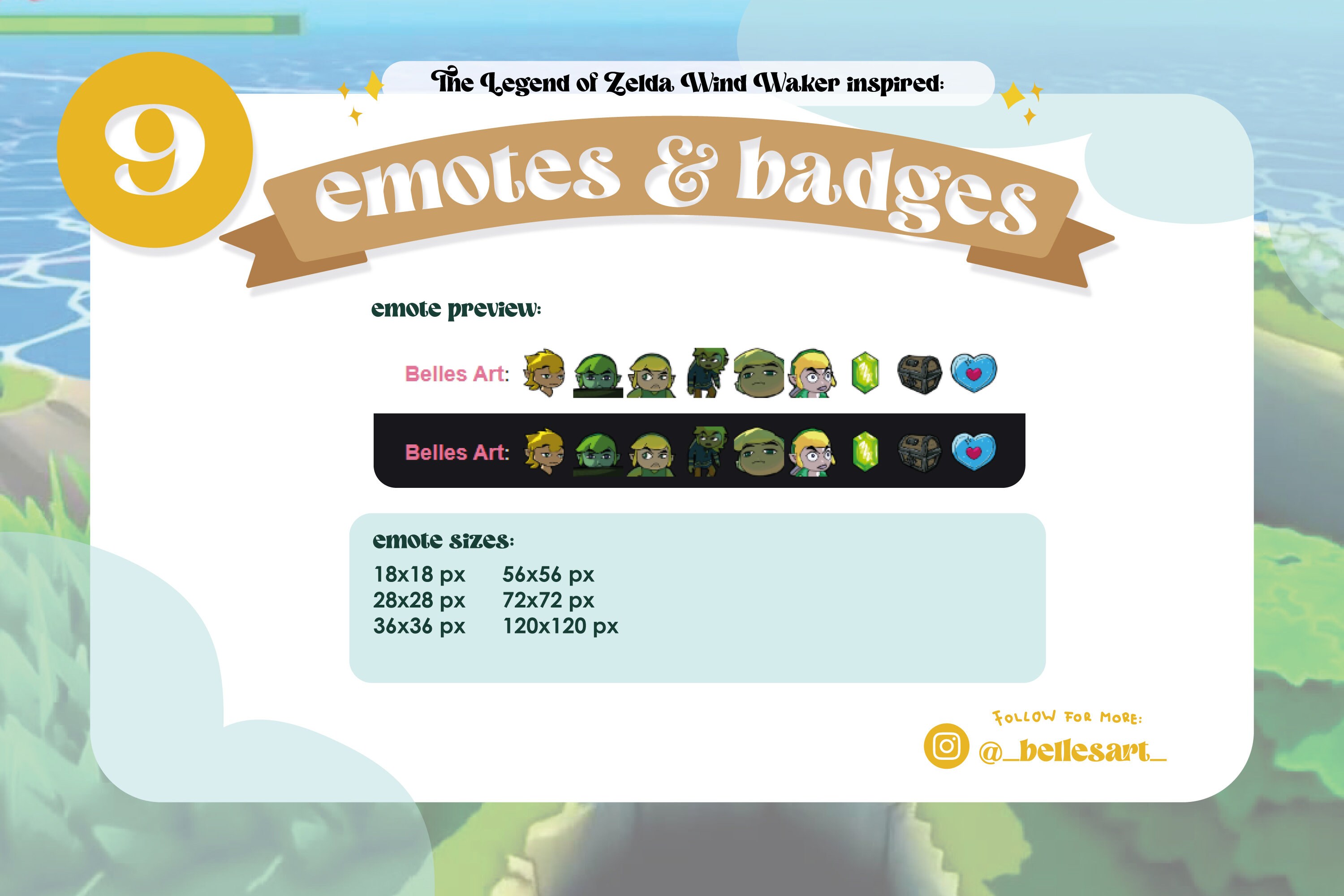 Wind Waker Zelda Emotes | Funny Twitch & Discord Emotes | 9 TLOZ Sub ...