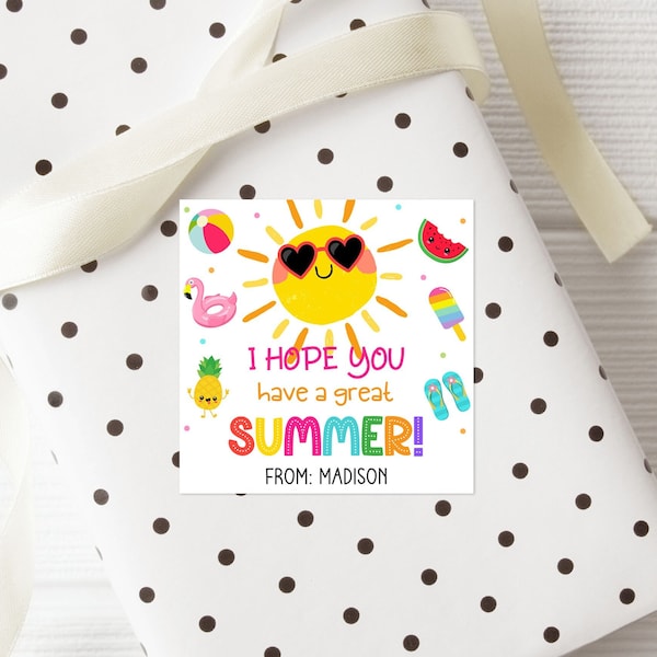 Summer Tags - Etsy
