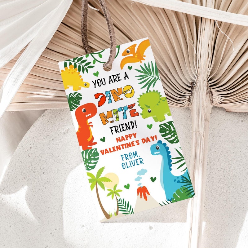 Dinosaur Valentine - Etsy