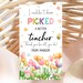 Editable Couldn't Have Picked A Better Teacher Flower Classroom Teacher ...