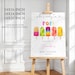 Popsicle Baby Shower Welcome Sign, Editable She's Ready to Pop Baby ...