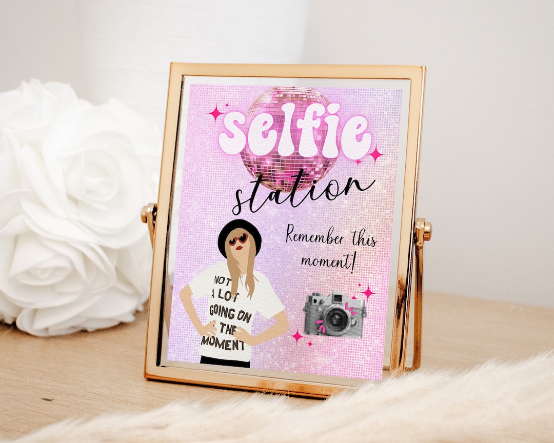 Printable Birthday Era Signs, Selfie Station Sign, Friendship Bracelets ...