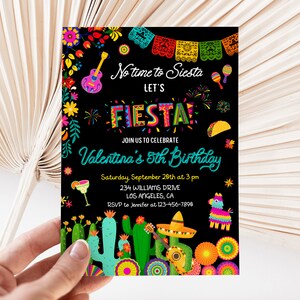 Fiesta Invitation, Mexican Fiesta Theme, Mexican Floral Fiesta Birthday ...