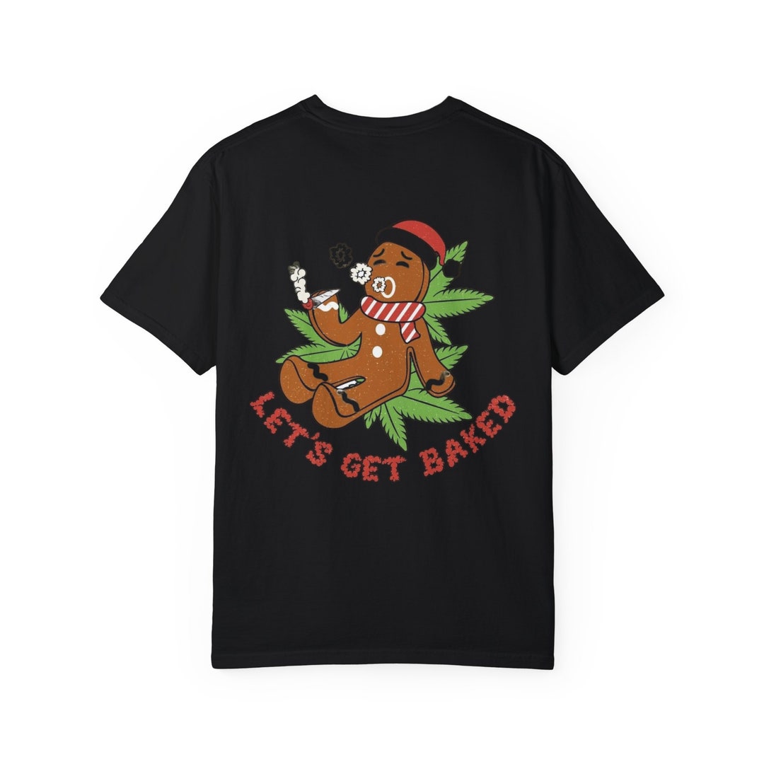 Stoner Gingerbread Christmas T-shirt - Etsy