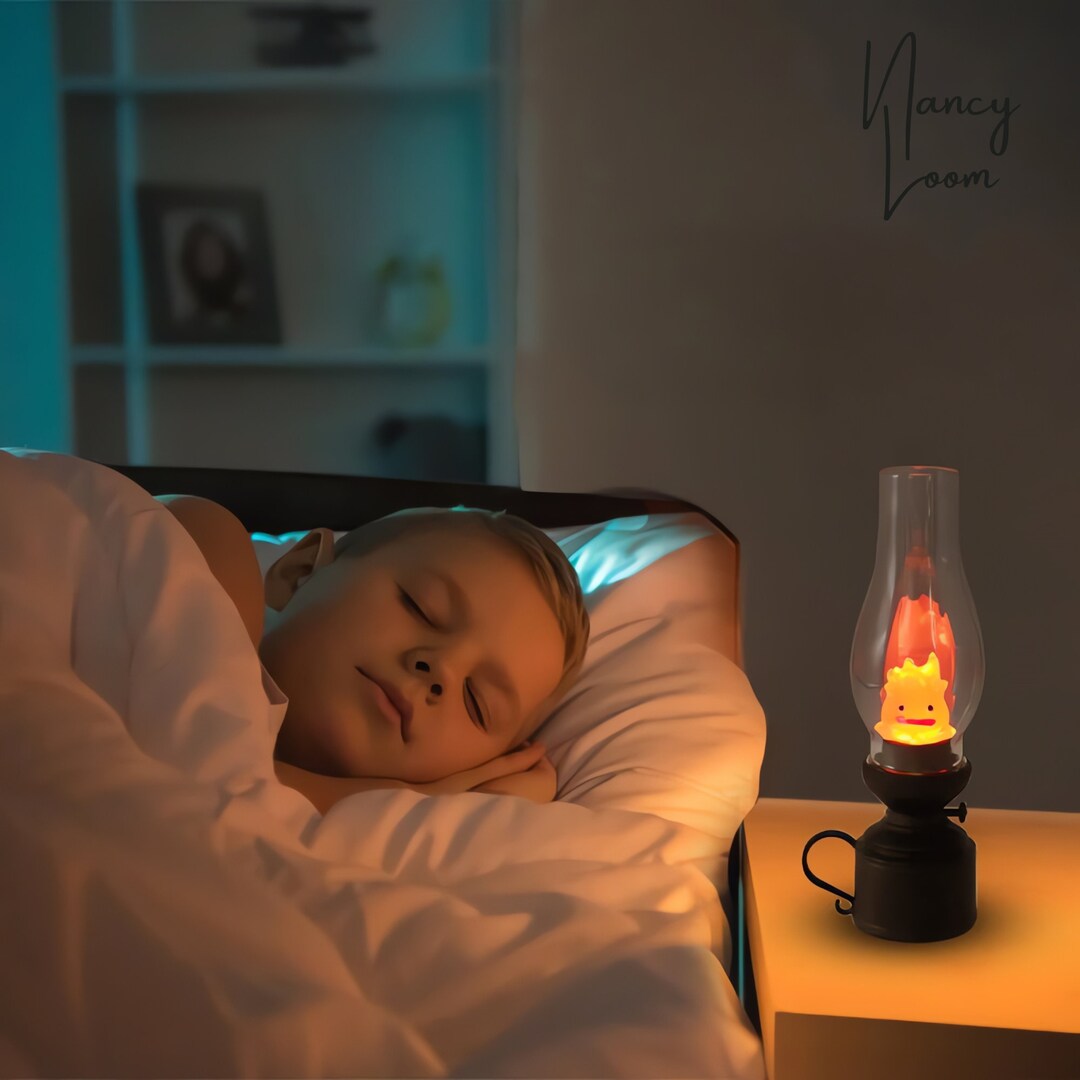 Howls Moving Castle Lamp Calcifer Light Anime Night Light - Etsy