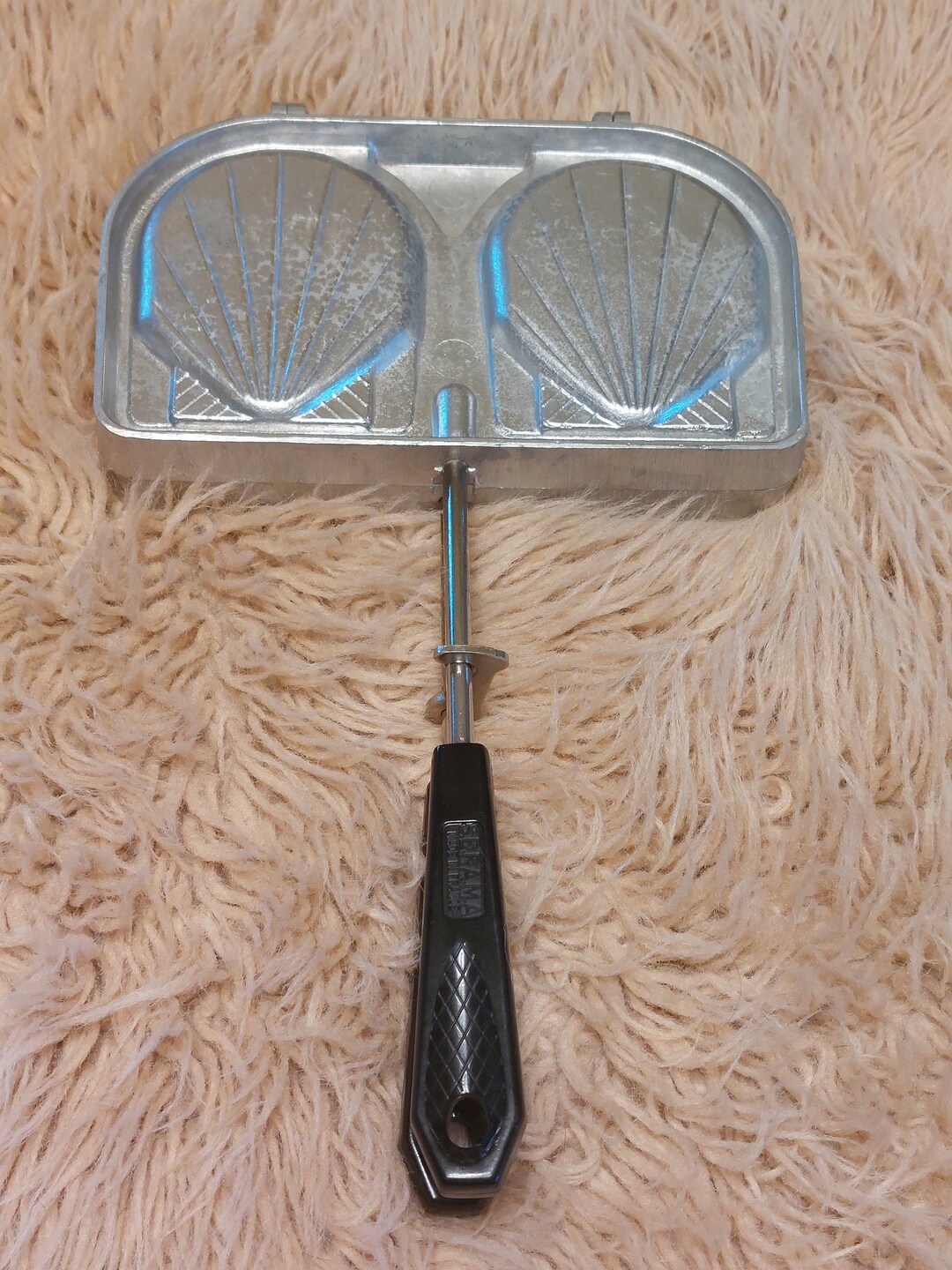 Vintage Sefama France Stove Top Sandwich Maker Shell Cast Aluminum ...