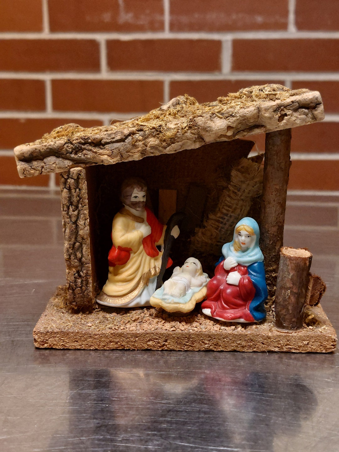 Vintage Nativity Set Mary Joseph Baby Jesus - Etsy