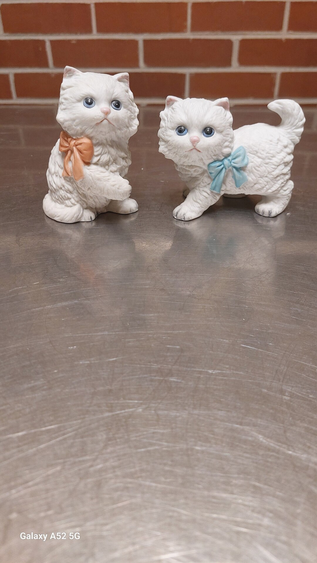 Vintage Cat Figurine Set of 2 Kittens Homco Porcelain Persian - Etsy
