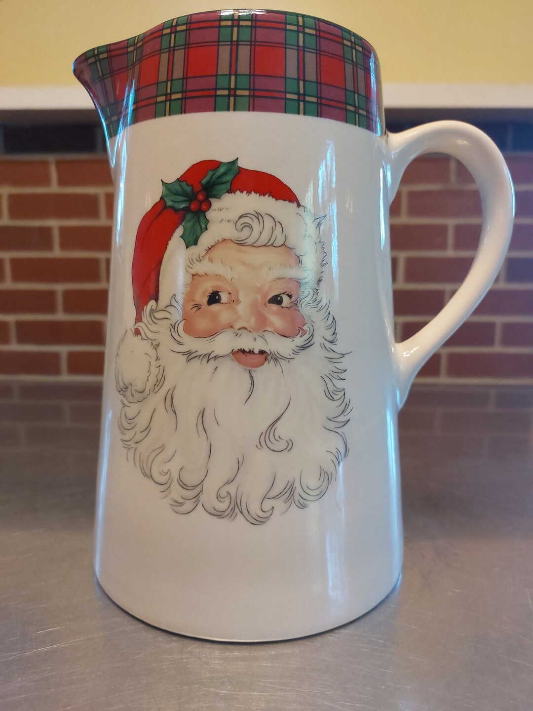 Retired Vintage Cracker Barrel Christmas in the Woods Santa Claus ...