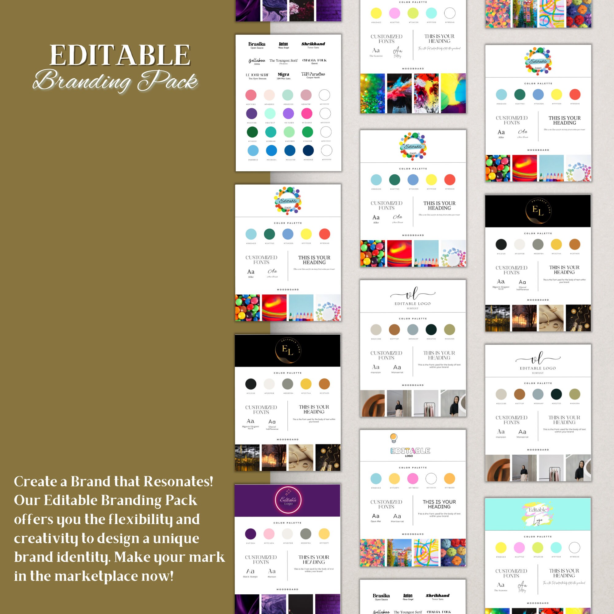 DIY Branding Package Template Business Branding Template Editable Brand ...