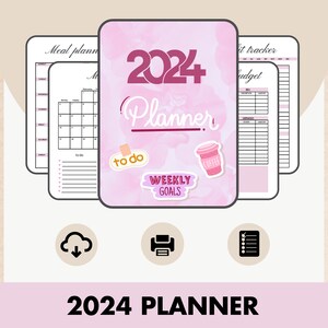 2024 Daily Planner / Daily Agenda /daily Diary for Goal-setting / Habit ...
