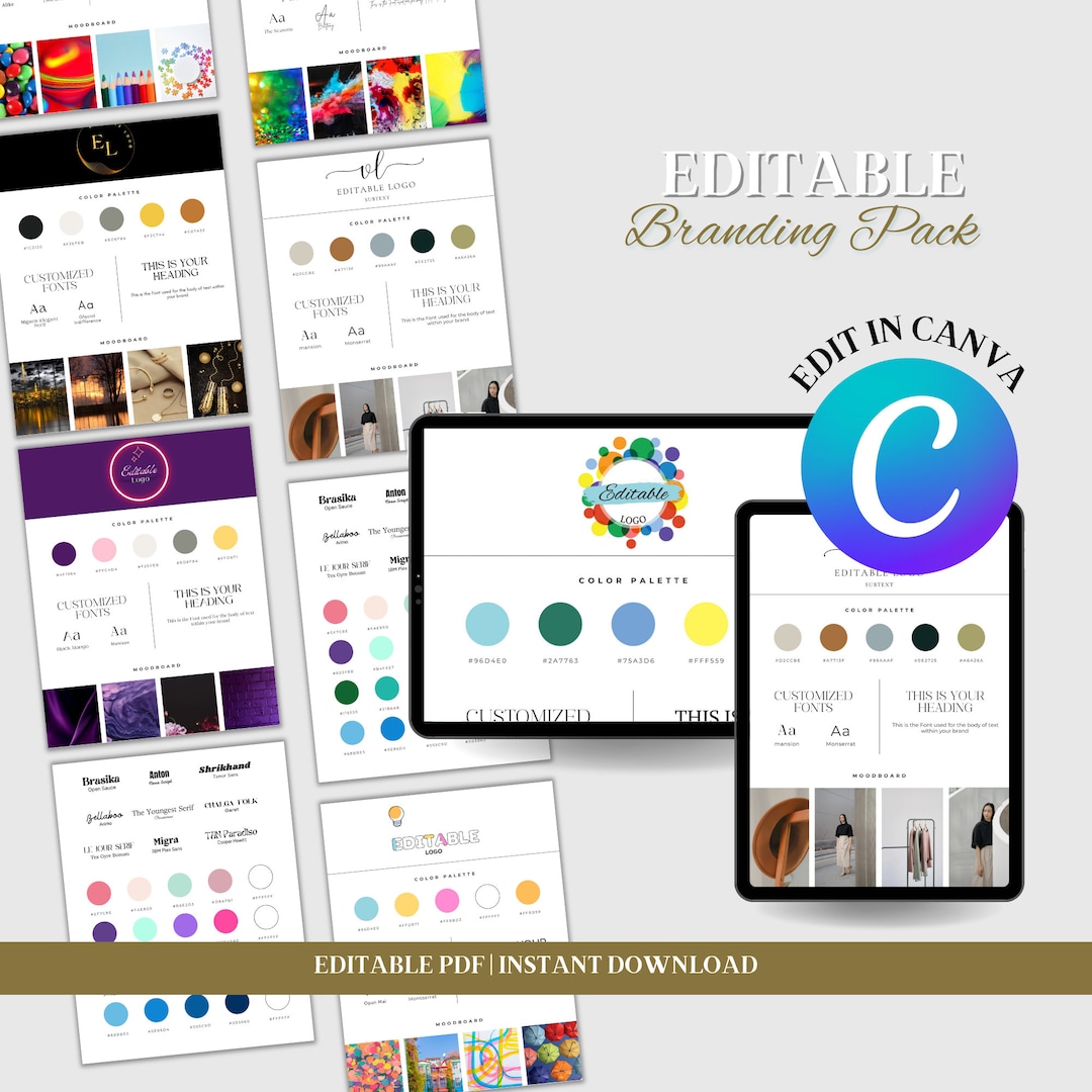 DIY Branding Package Template | Business Branding Template | Editable ...